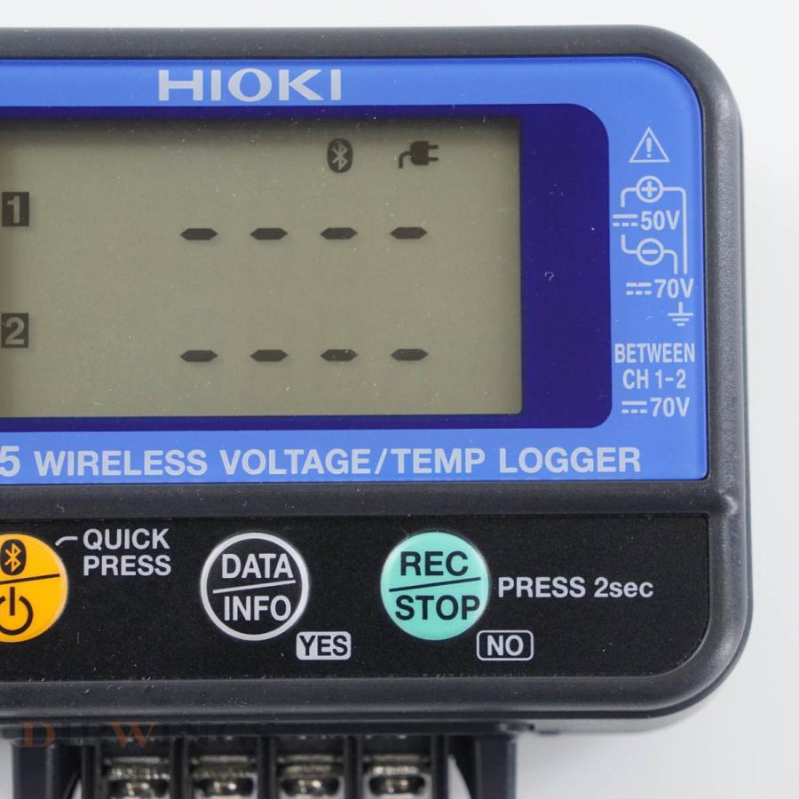 [DW]USED 8日保証 校正2024年2月まで有効 HIOKI LR8515 WIRELESS VOLTAGE/TEMP LOGGER ...