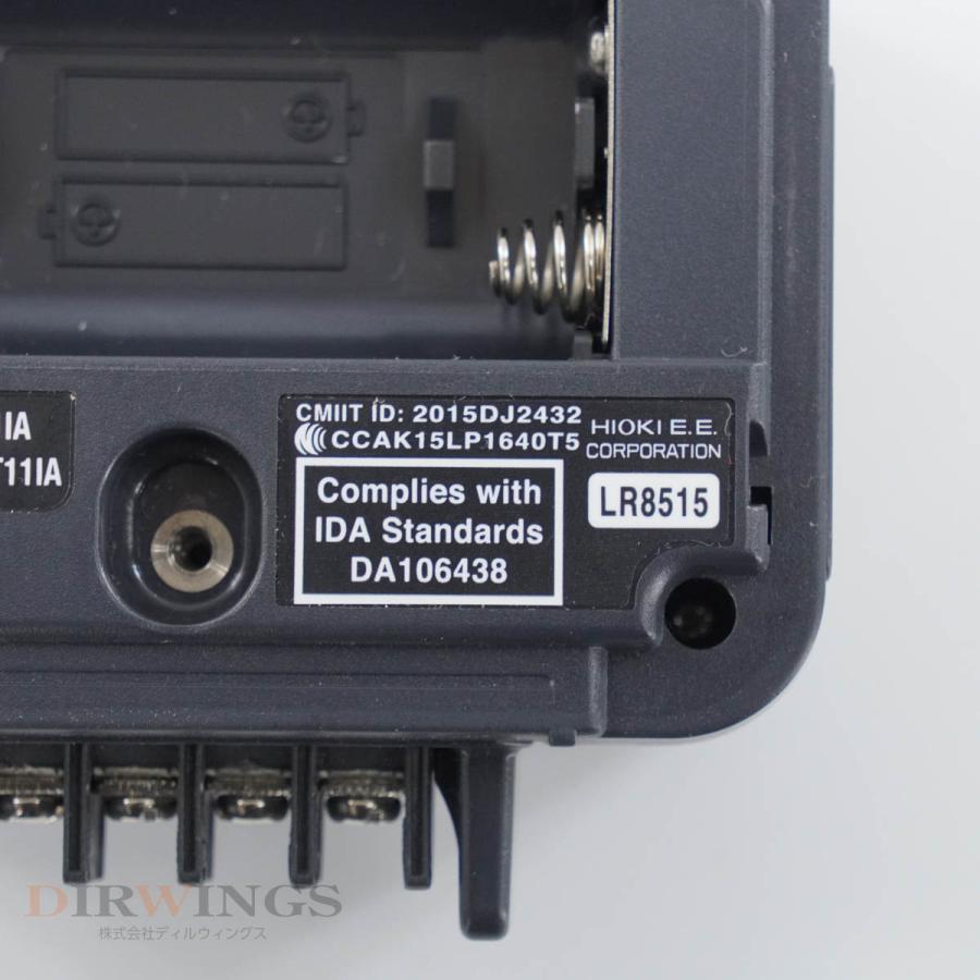 [DW]USED 8日保証 校正2024年2月まで有効 HIOKI LR8515 WIRELESS VOLTAGE/TEMP LOGGER ...