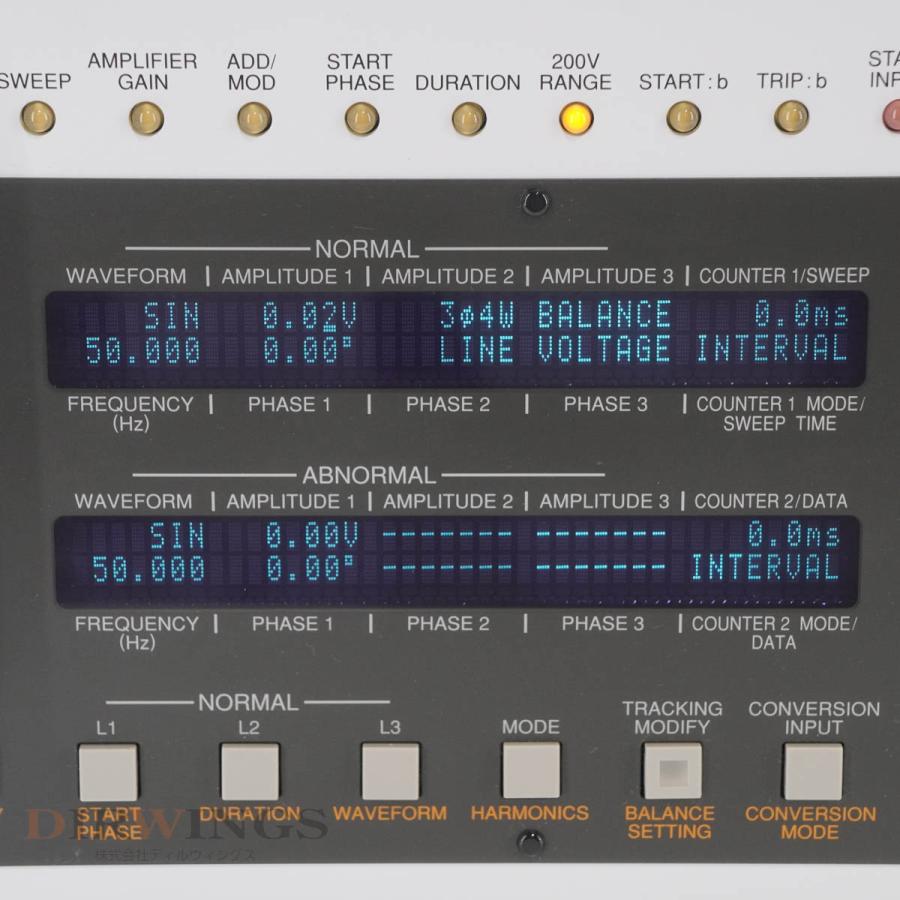 [DW]USED 8日保証 校正2024年12月まで有効 NF TG1703 THREE-PHASE SIGNAL GENERATOR 三相 ...