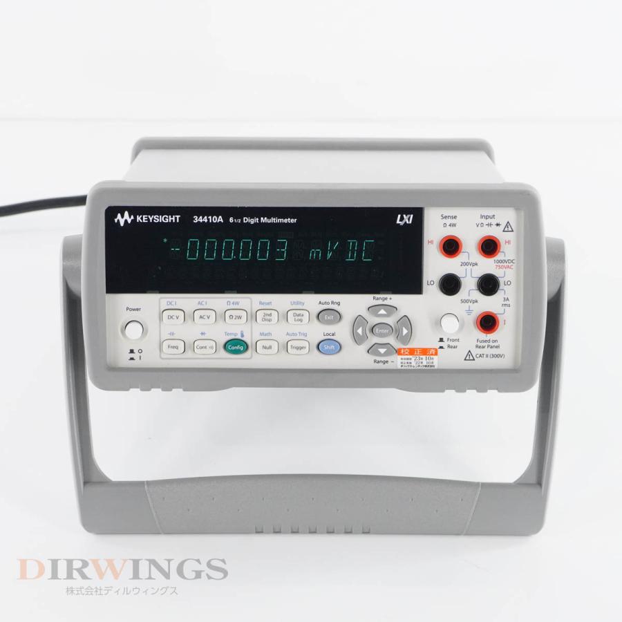 [DW]USED 8日保証 10/2022CAL Keysight 34410A LXI 6 1/2 Digit Multimeter ...