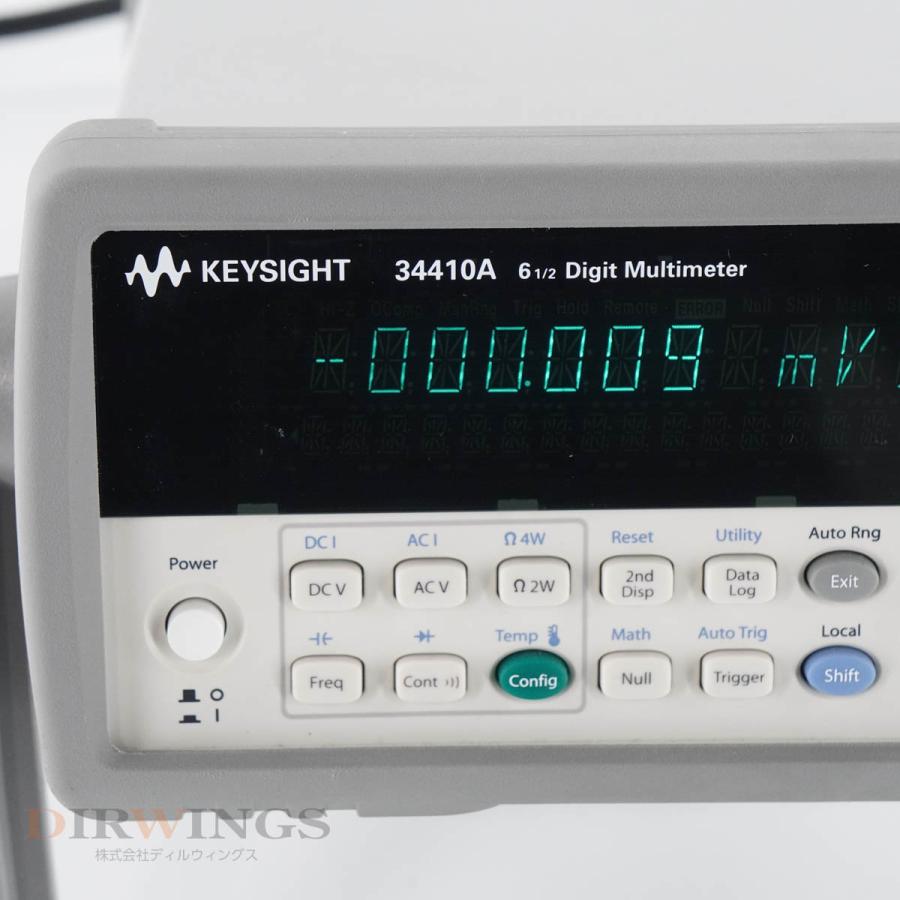 [DW]USED 8日保証 10/2022CAL Keysight 34410A LXI 6 1/2 Digit Multimeter ...
