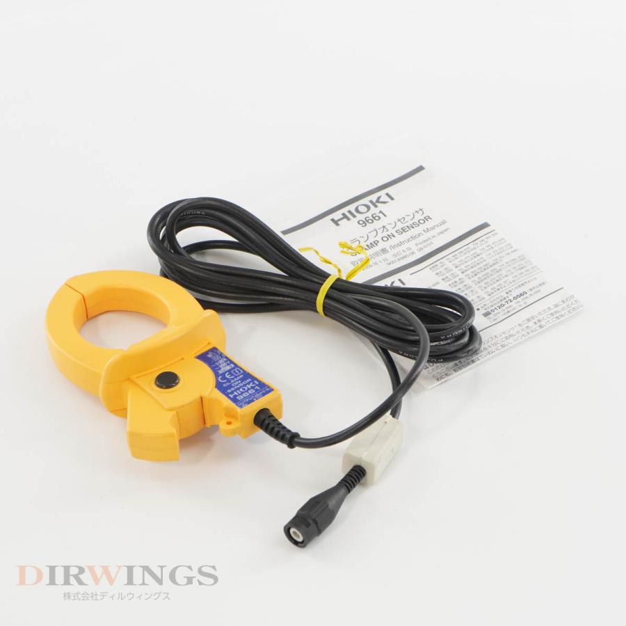 [DW]USED 8日保証 2台入荷 HIOKI 9661 CLAMP ON SENSOR クランプオンセンサー クランプオンセンサ ...