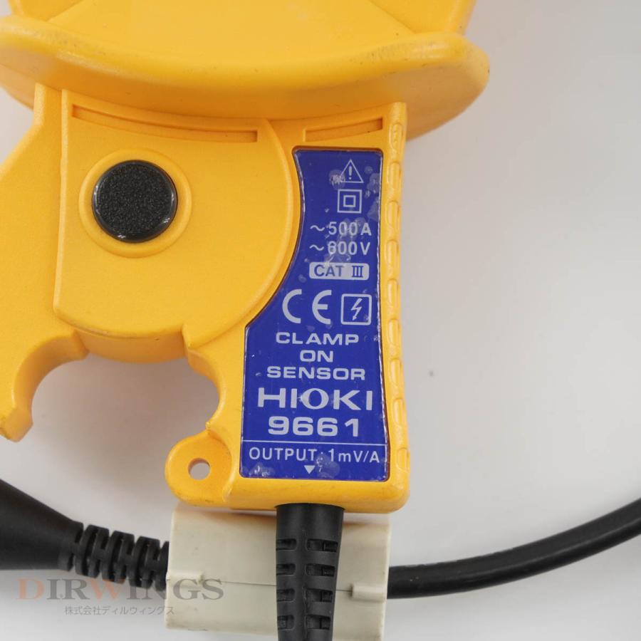 [DW]USED 8日保証 2台入荷 HIOKI 9661 CLAMP ON SENSOR クランプオンセンサー クランプオンセンサ ...