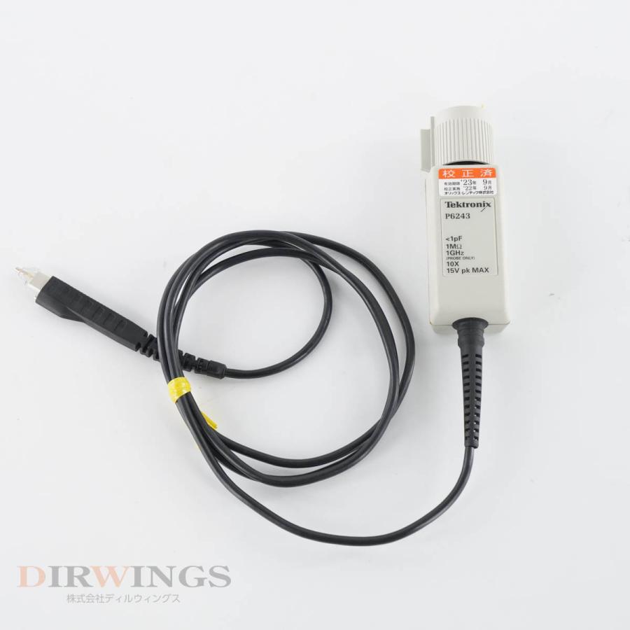 [DW]USED 8日保証 09/2022CAL Tektronix P6243 Active Probe アクティブプローブ FETプローブ ...
