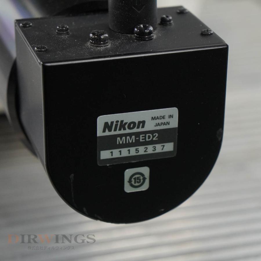 [DW]USED 8日保証 NIKON MM-400/L MEASURING MICROSCOPE 測定顕微鏡 LV-TV CFWN10×20 ...