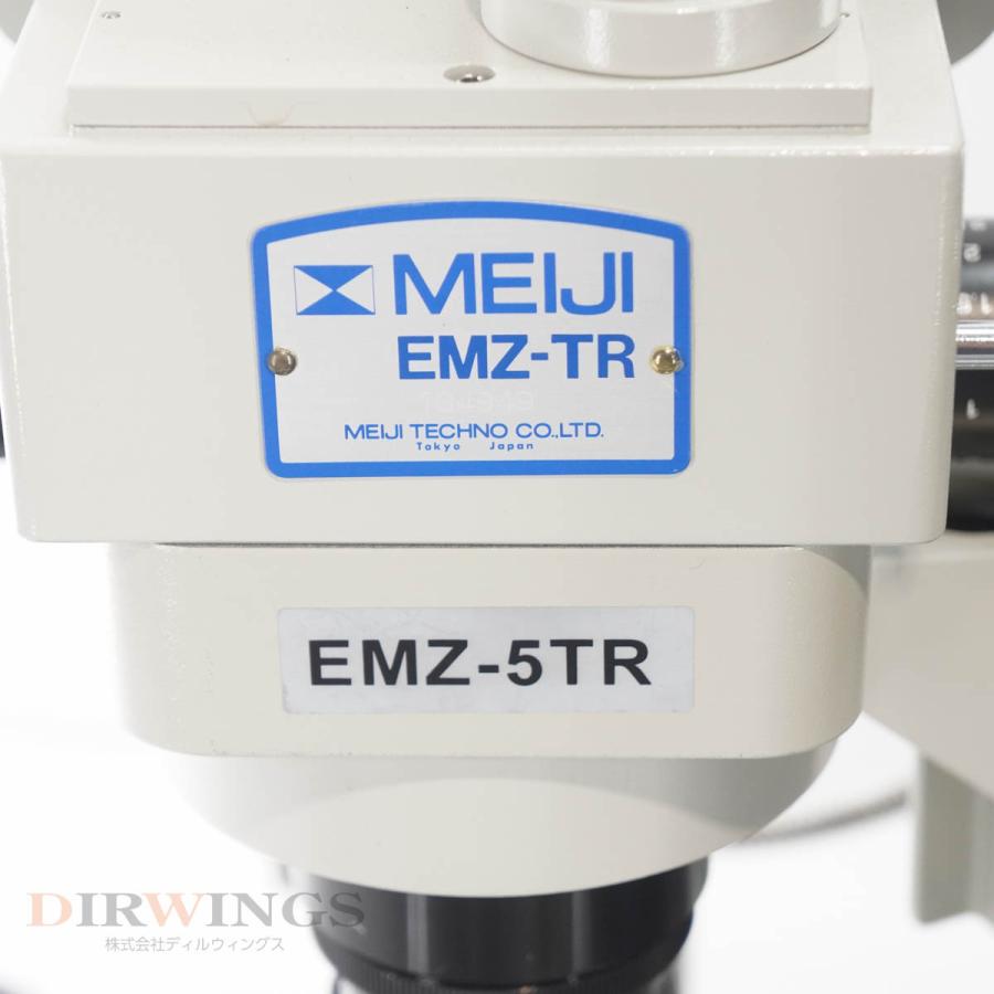 [DW]USED 8日保証 セット MEIJI TECHNO EMZ-5TR EMZ-TR Microscope 顕微鏡 SMF20× ...