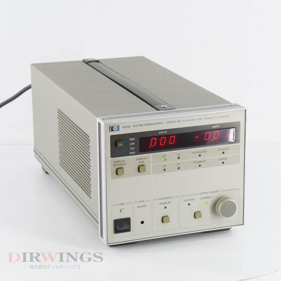 [JB]USED 保証なし hp 6033A SYSTEM POWER SUPPLY システム電源 システムオートレンジDC電源 OPT ...