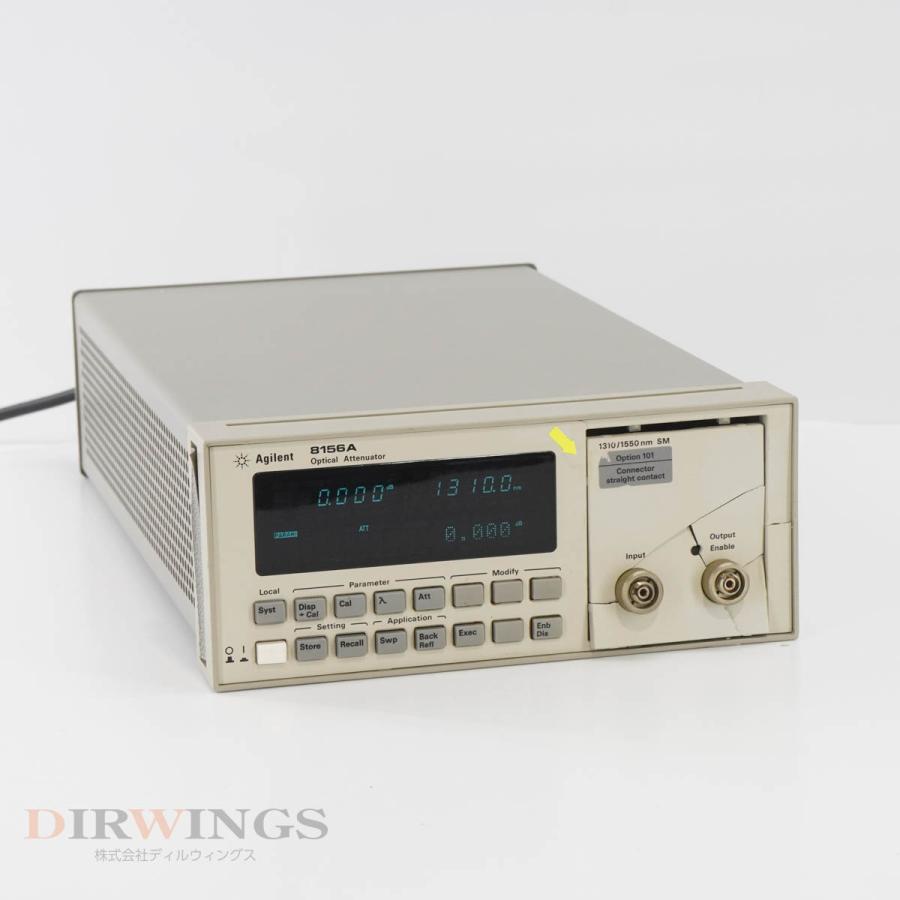 [DW]USED 8日保証 Agilent 8156A Optical Attenuator 光アッテネーター オプティカルアッテネーター ...