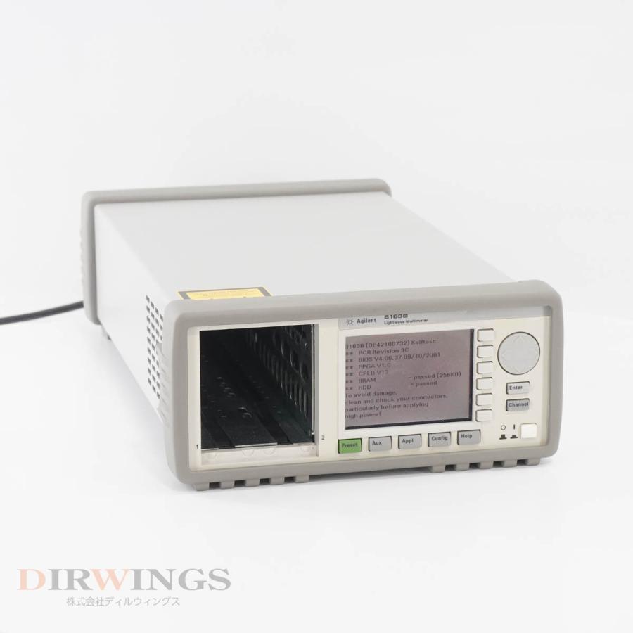 [DW]USED 8日保証 Agilent 8163B Lightwave Multimeter ライトウェーブマルチメーター 光マルチ ...