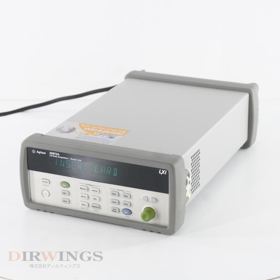 [DW]USED 8日保証 2台入荷 Agilent 34972A LXI Data Acquisition/Switch Unit データ ...