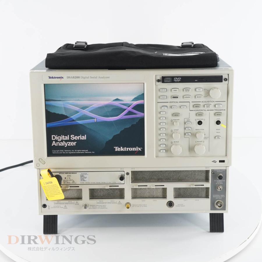[DW]USED 8日保証 Tektronix DSA8200 Digital Serial Analyzer デジタルシリアルアナライザー ...
