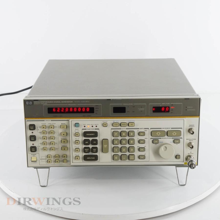 [DW]USED 8日保証 hp 8662A SYNTHESIZED SIGNAL GENERATOR シンセサイズド信号発生器 シグナル ...