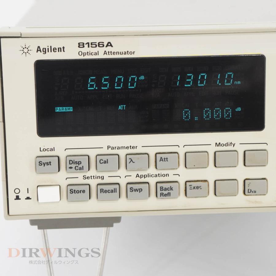 [DW]USED 8日保証 Agilent 8156A Optical Attenuator 光アッテネーター オプティカルアッテネーター ...