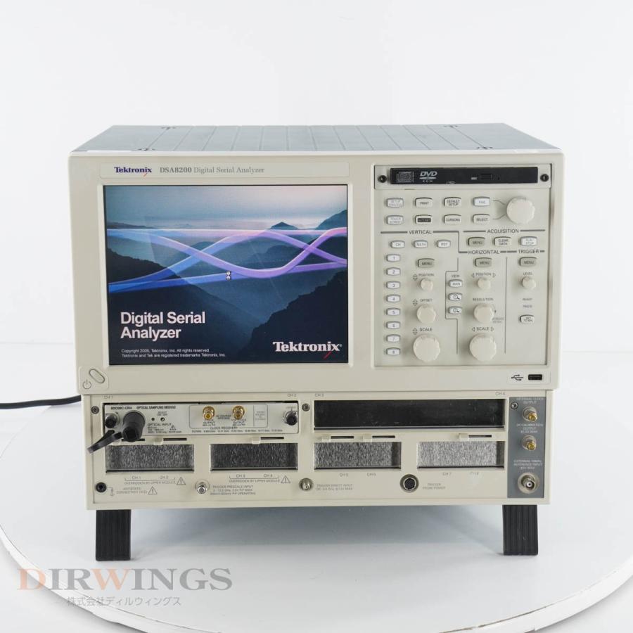 [DW]USED 8日保証 Tektronix DSA8200 Digital Serial Analyzer デジタルシリアルアナライザー ...