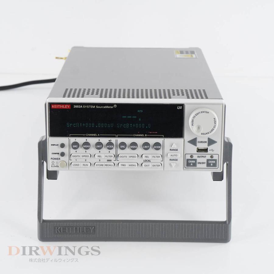 [DW]USED 8日保証 KEITHLEY 2602A LXI SYSTEM SourceMeter システムソースメーター [05791-0598] : ソクラボショップ - 通販 ...