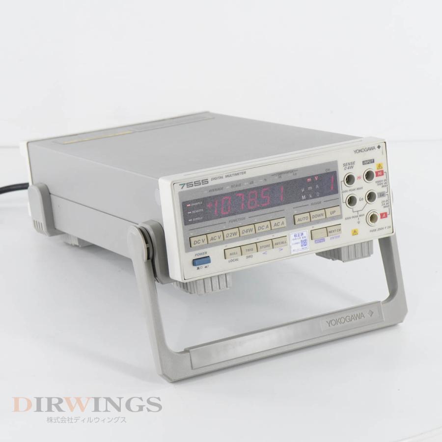 [JB]USED 保証なし YOKOGAWA 7555 755501-1-M/C1/K1 DIGITAL MULTIMETER デジタルマルチ ...