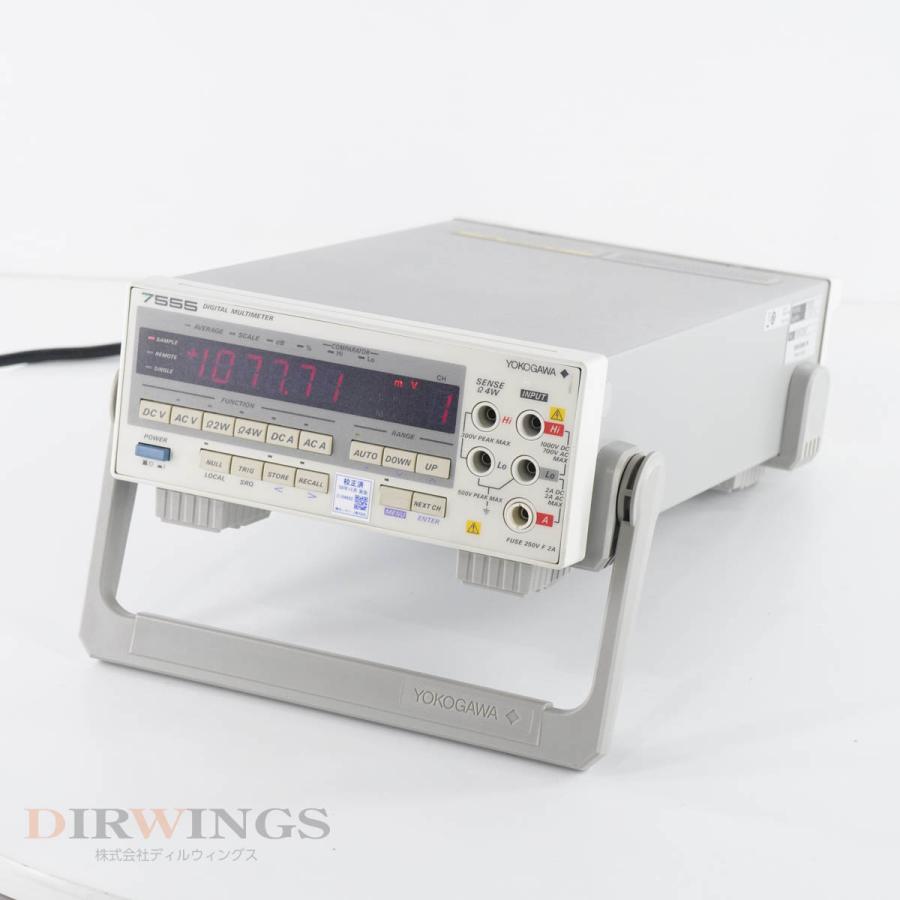 [JB]USED 保証なし YOKOGAWA 7555 755501-1-M/C1/K1 DIGITAL MULTIMETER デジタルマルチメーター [05791-0604] :05791 ...