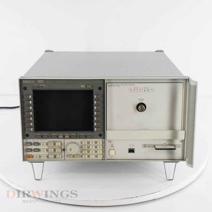 [JB]USED 保証なし hp 70004A 70950B OPTICAL SPECTRUM ANALYZER 光スペクトラムアナライザー ...