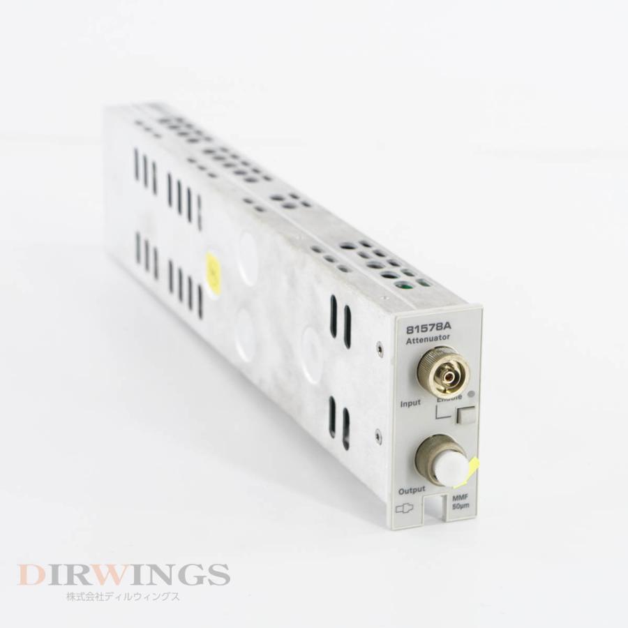 [DW]USED 8日保証 Agilent 81578A ATO-28137 Attenuator 可変光アッテネーターモジュール OPT ...