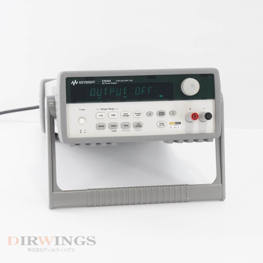 [DW]USED 8日保証 10/2019CAL Keysight E3640A DC Power Supply DC電源 直流電源 OPT ...
