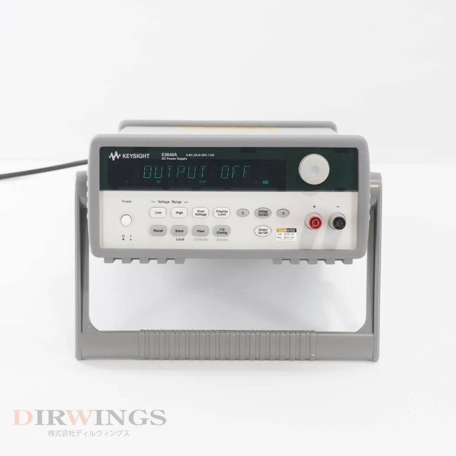[DW]USED 8日保証 10/2019CAL Keysight E3640A DC Power Supply DC電源 直流電源 OPT ...