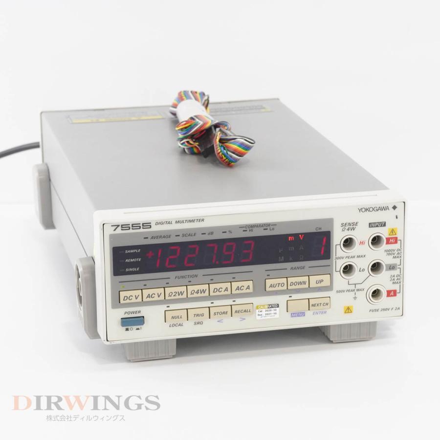 [DW]USED 8日保証 10/2020CAL YOKOGAWA 7555 755501-1-M/C1/K1 DIGITAL ...