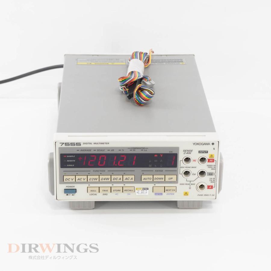 [DW]USED 8日保証 10/2020CAL YOKOGAWA 7555 755501-1-M/C1/K1 DIGITAL ...