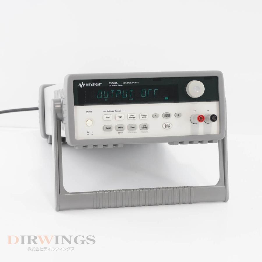 [DW]USED 8日保証 Keysight E3640A DC Power Supply DC電源 直流電源 OPT 0E9 0-8V 3A ...