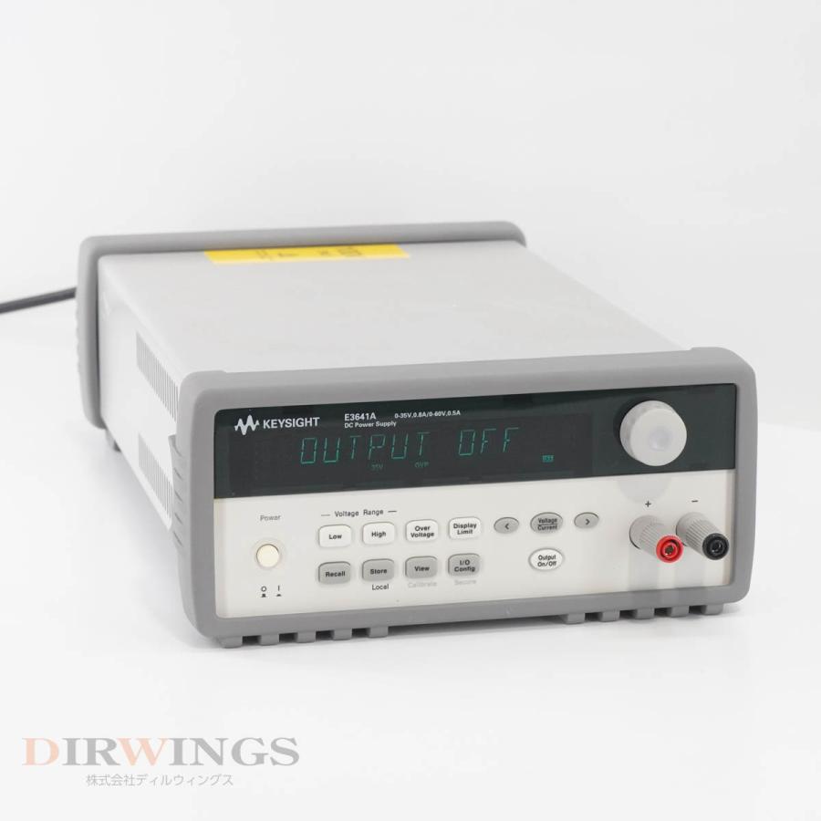 [DW]USED 8日保証 Keysight E3641A DC Power Supply DC電源 直流電源 OPT 0E9 0-35V 0 ...
