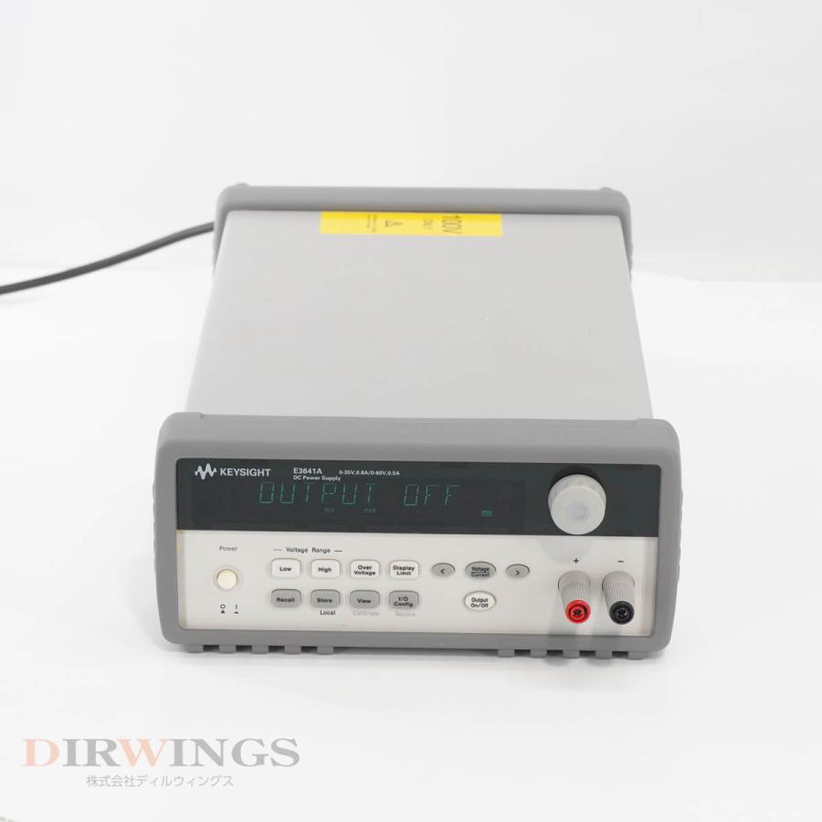 [DW]USED 8日保証 Keysight E3641A DC Power Supply DC電源 直流電源 OPT 0E9 0-35V 0 ...