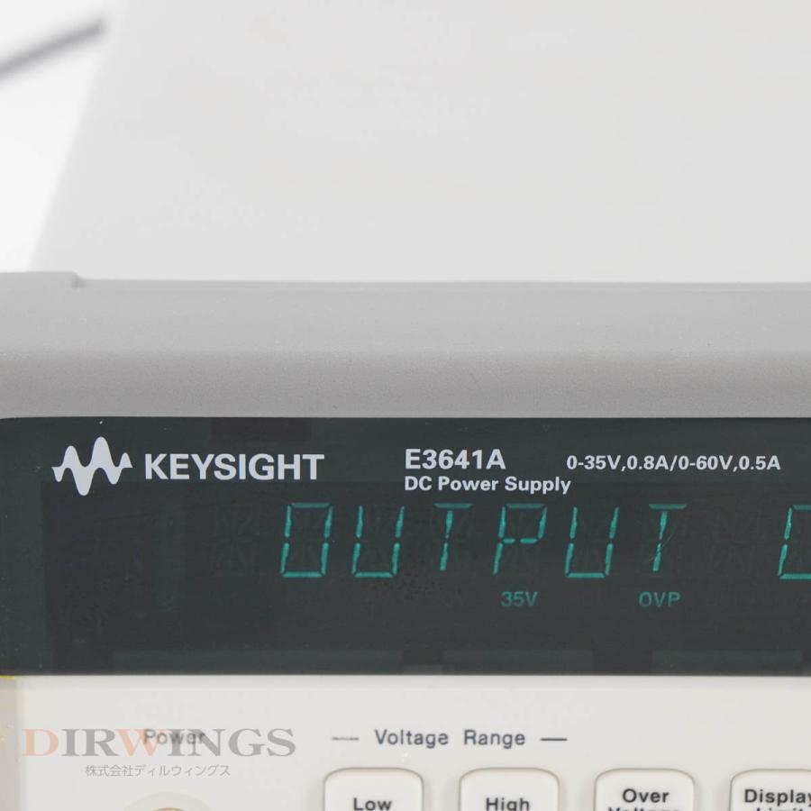 [DW]USED 8日保証 Keysight E3641A DC Power Supply DC電源 直流電源 OPT 0E9 0-35V 0 ...