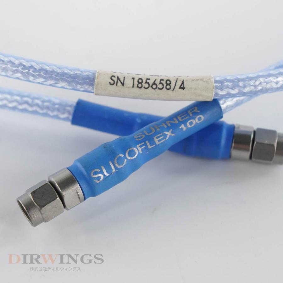 [DW]USED 8日保証 39台入荷 SUHNER SUCOFLEX 100 104 Cable 同軸ケーブル 1.5m [05791 ...