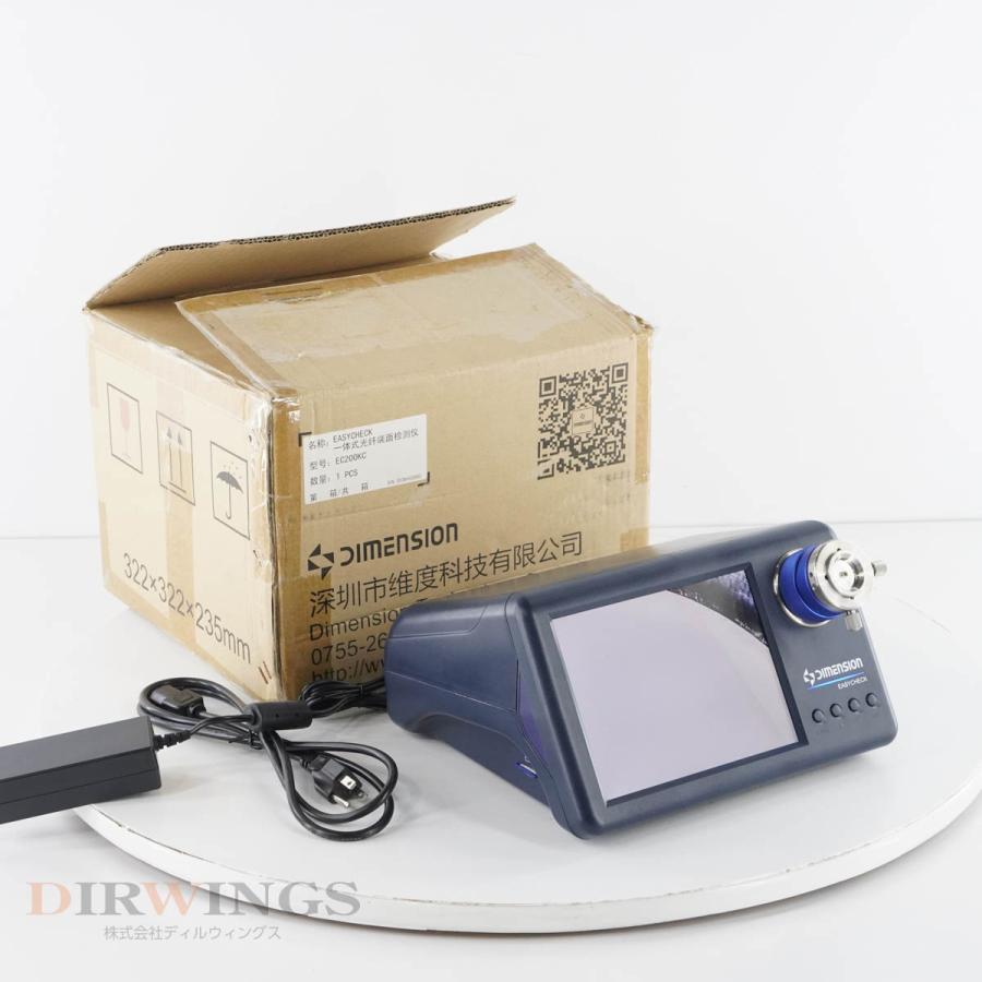 [DW]USED 8日保証 Dimension EC200KC EASYCHECK 据置型 光コネクタ端面観察装置 イージーチェック AC ...
