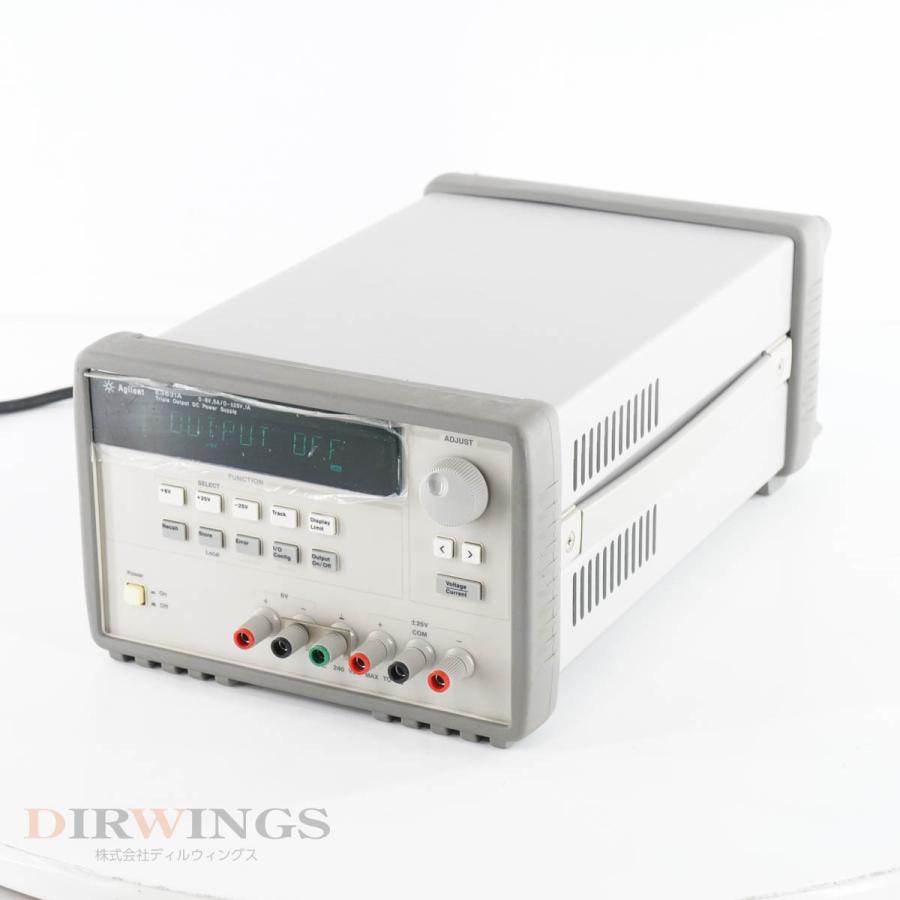 [DW]USED 8日保証 Agilent E3631A Triple Output DC Power Supply トリプル出力電源 DC ...