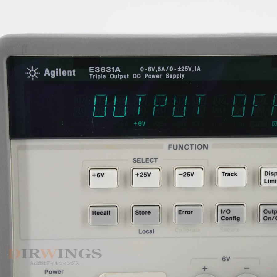 [DW]USED 8日保証 Agilent E3631A Triple Output DC Power Supply トリプル出力電源 DC ...
