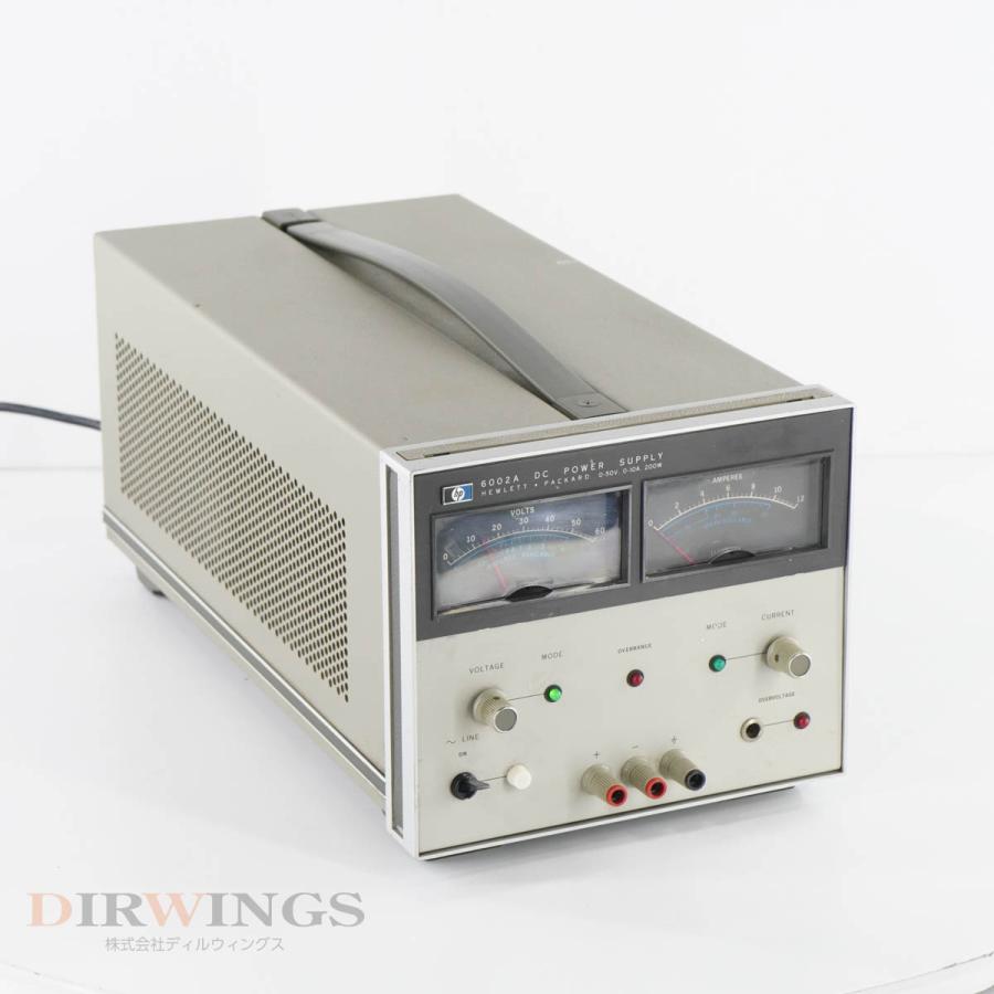 [JB]USED 保証なし hp 6002A DC POWER SUPPLY DC電源 直流電源 パワーサプライ 0-50V 0-10A ...