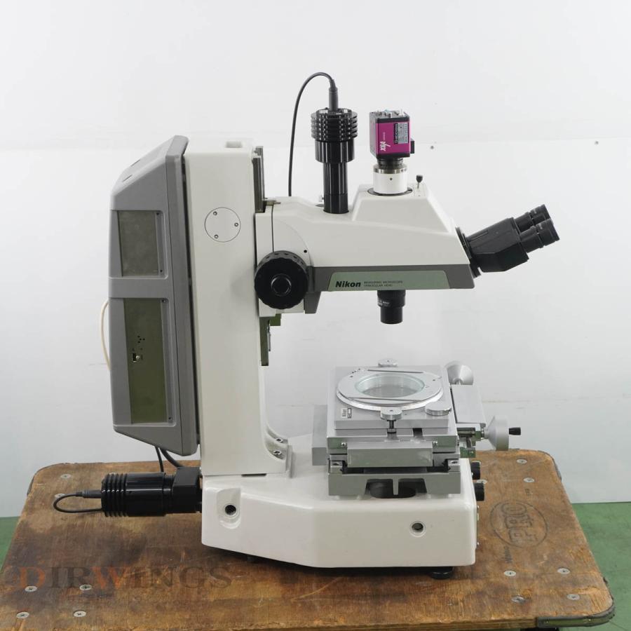 [JB]USED 保証なし NIKON MM-400 MEASURING MICROSCOPE 測定顕微鏡 CFWN 10×/20 5×-A ...