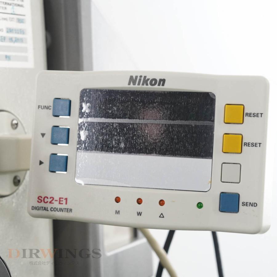 [JB]USED 保証なし NIKON MM-400 MEASURING MICROSCOPE 測定顕微鏡 CFWN 10×/20 5×-A ...