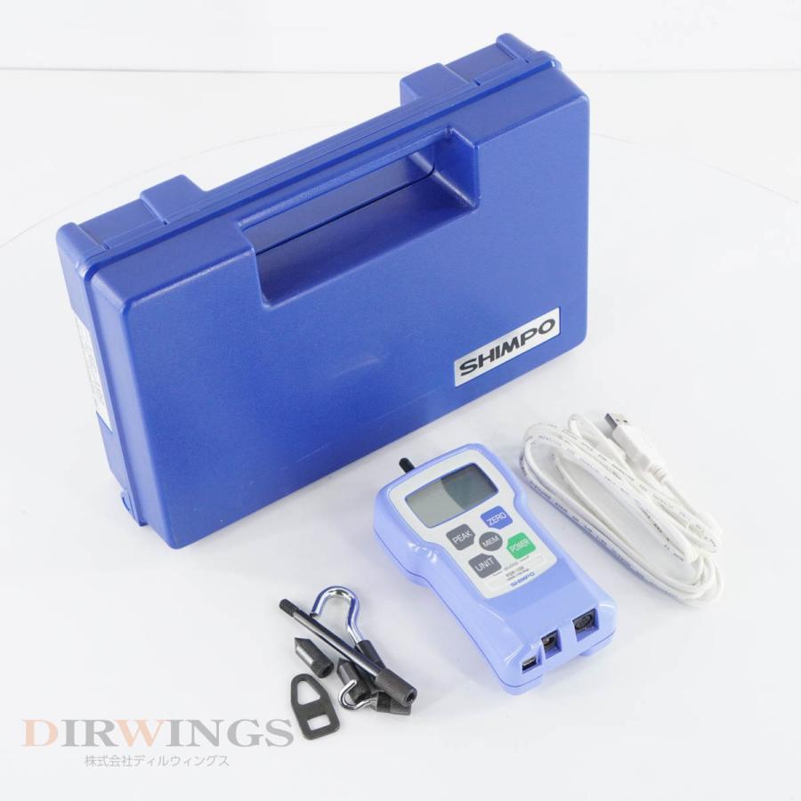 [DW]USED 8日保証 SHIMPO FGP-100 DIGITAL FORCE GAUGE デジタルフォースゲージ 1000N(100 ...