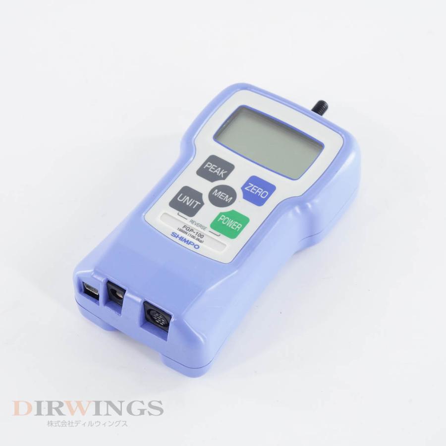 [DW]USED 8日保証 SHIMPO FGP-100 DIGITAL FORCE GAUGE デジタルフォースゲージ 1000N(100 ...