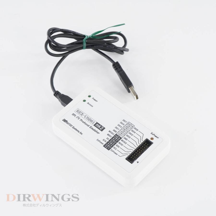 [DW]USED 8日保証 RATOC Systems REX-USB61 mk2 SPI/I2C Protocol Emulator SPI/I2Cプロトコルエミュレーター [05791 ...