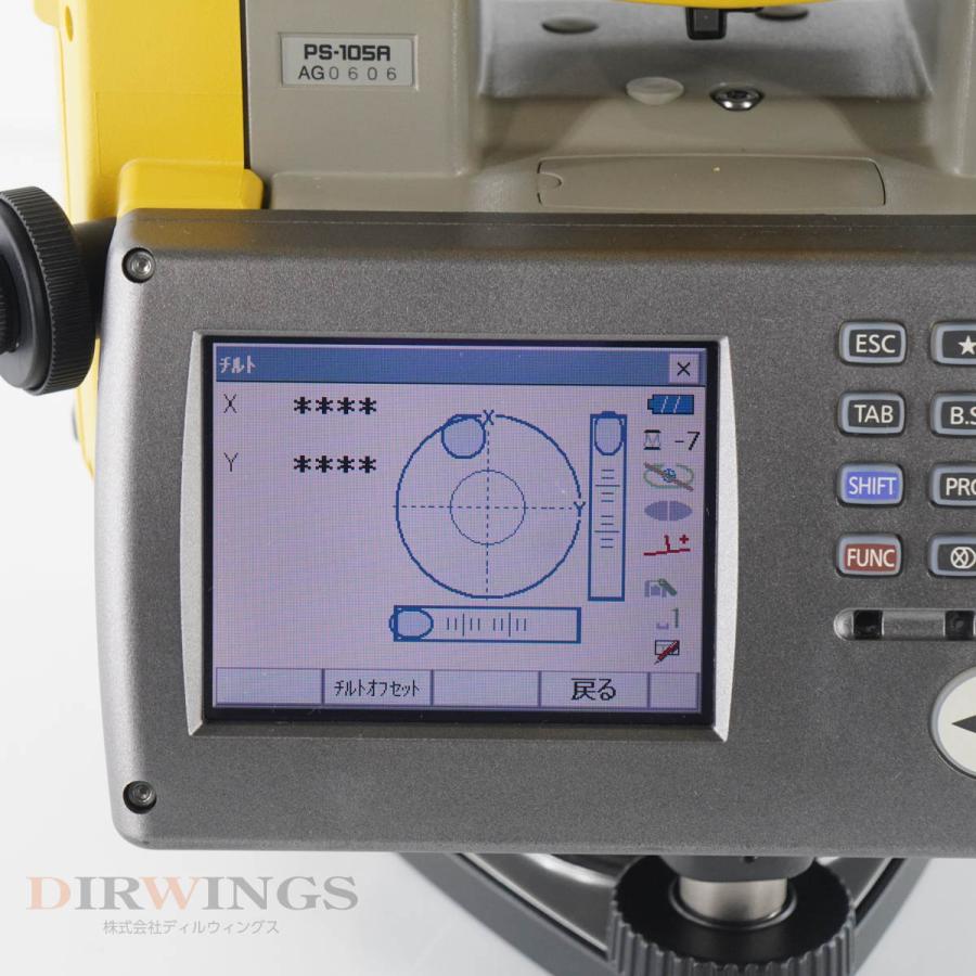 [PG]USED 8日保証 TOPCON PS-105A トータルステーション TOTAL STATION 測量機器 Power ...