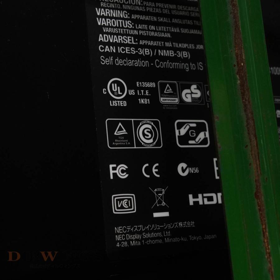 [PG]USED 8日保証 NEC LCD-V652 MultiSync 65型 モニター 65インチ 液晶ディスプレイ Win10 ...