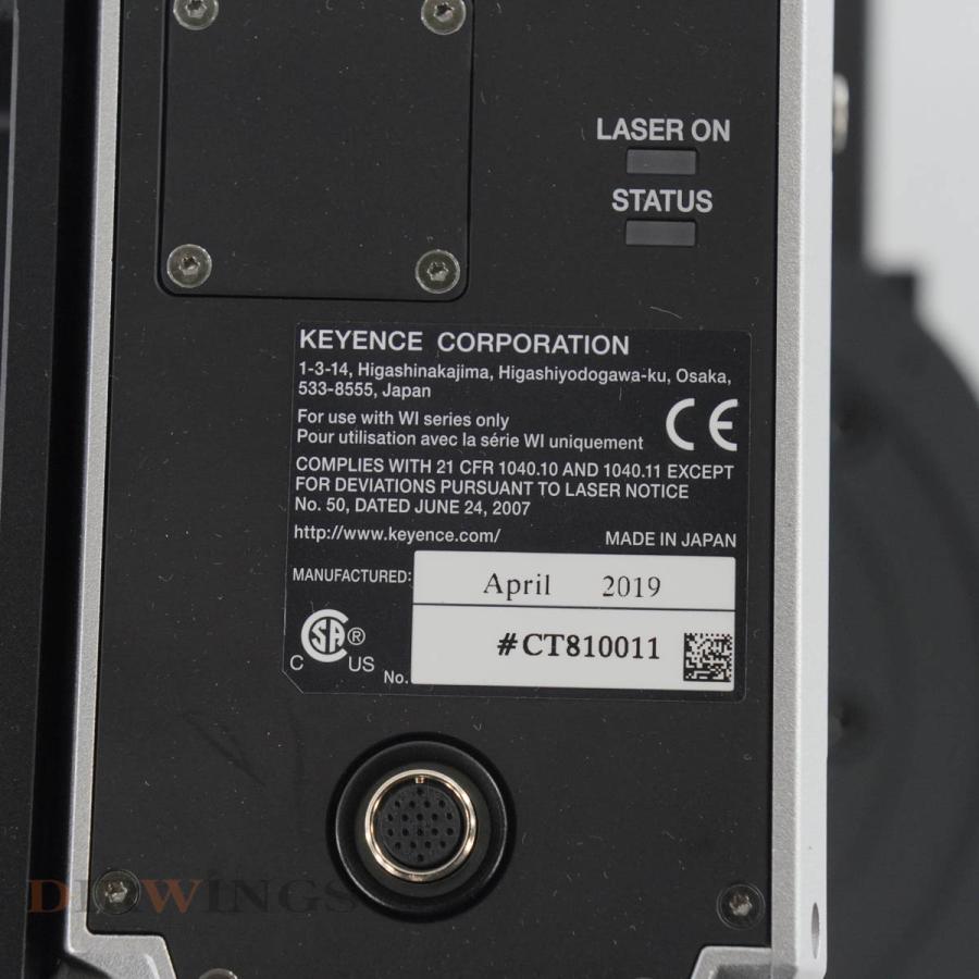 [DW]USED 8日保証 KEYENCE WI-5000 白色干渉3D変位計 WI-010 WI-S1 CA-U4 SV2-E3 取扱説明書 ...