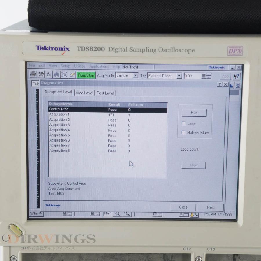 [DW]USED 8日保証 Tektronix TDS8200 Digital Sampling Oscilloscope デジタル ...