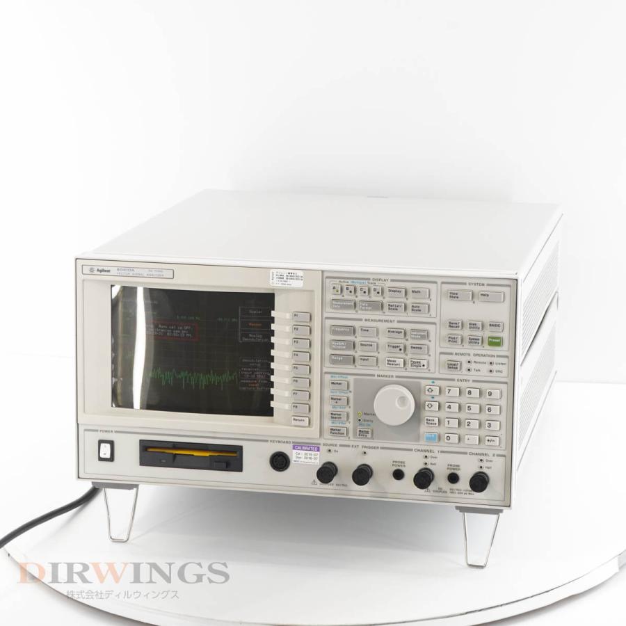 [DW]USED 8日保証 セルフテストPASS Agilent 89410A VECTOR SIGNAL ANALYZER ベクトルシグナル ...