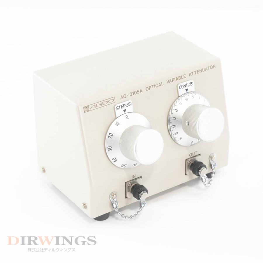 [DW]USED 8日保証 09/2022CAL ANDO AQ-3105A OPTICAL VARIABLE ATTENUATOR 光可変 ...