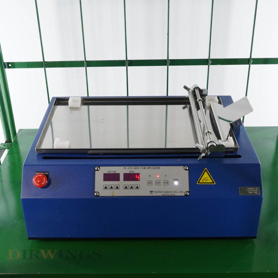 [PG]USED 8日保証 TESTER SANGYO PI-1210 AUTO FILM APPLICATOR 自動塗工装置 取扱説明書 ...