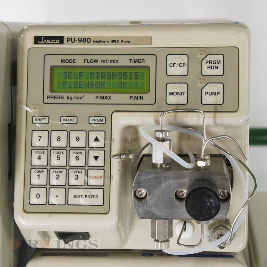 [DW]USED 8日保証 セット JASCO LC-NetII/ADC CO-965 AS-950 DG-980-50 PU-980 UV-975 HPLC 液クロ 液体クロマトグラフ ...