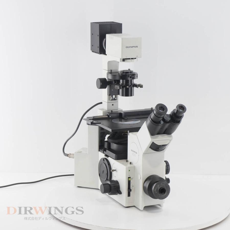 [DW]USED 8日保証 OLYMPUS IX70 IX70-S8F Microscope 倒立顕微鏡 WH10×/22 電源コード ...